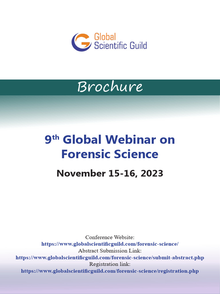 90 Brochure | PDF | Forensic Science | Science