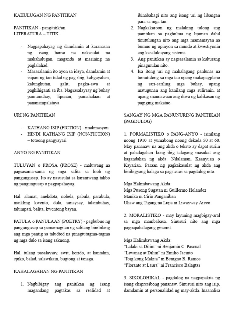 Reviewer Litr 101 Pdf