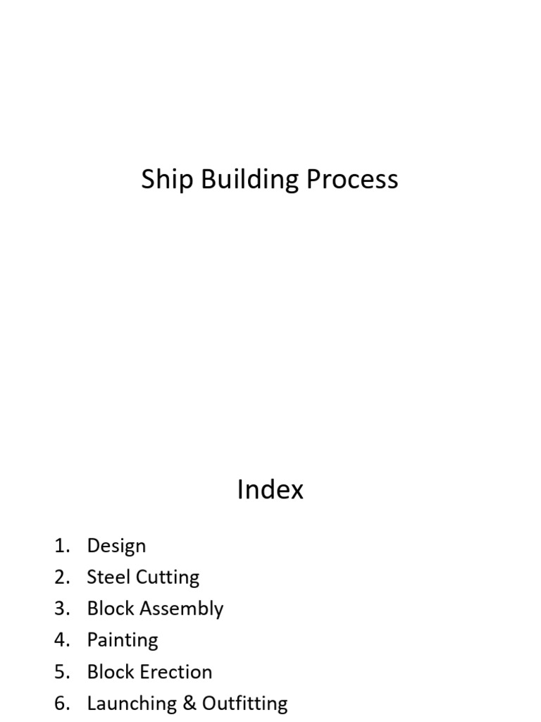 Ship_Building_Process | PDF | Ships | Pipe (Fluid Conveyance)
