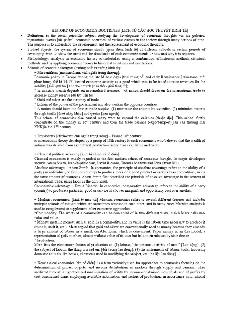 History of Economics Doctrines | PDF | Economics | Neoclassical Economics