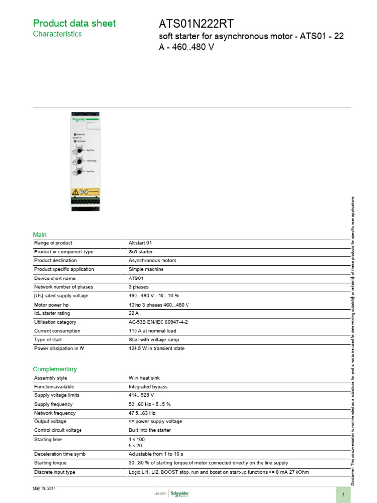 SQD Ats01n222rt | PDF | Power Supply | Electric Motor