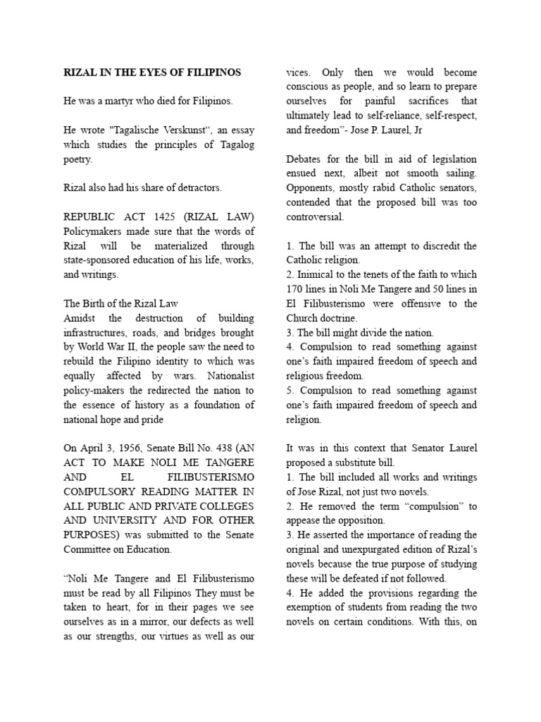 Life and Works of Rizal Reviewer | PDF | Spanish East Indies | Philippines