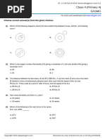 Question Paper ICATS Mathematics Contest 2022 Grade 5 6 | PDF