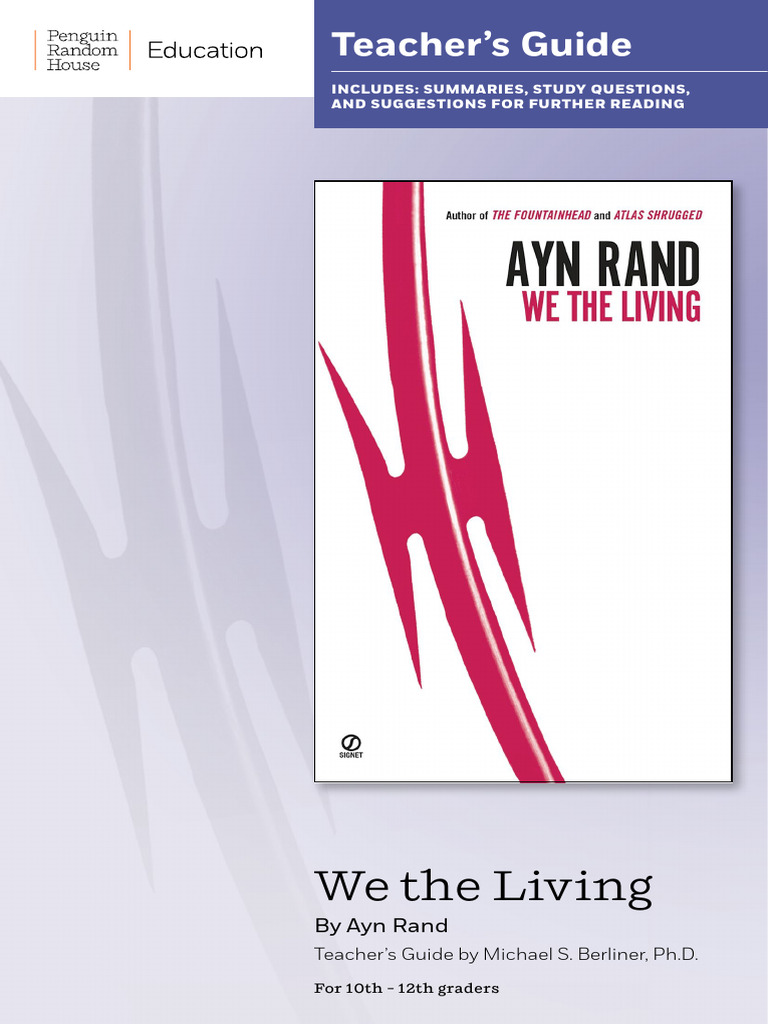 We The Living Teaching Guide | PDF