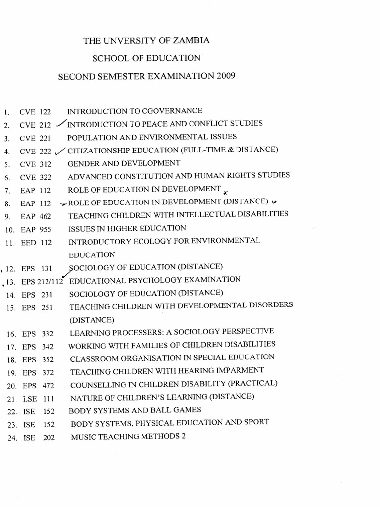 Education Exam Paper 20090001 | PDF Education Exam Paper 20090001 | PDF