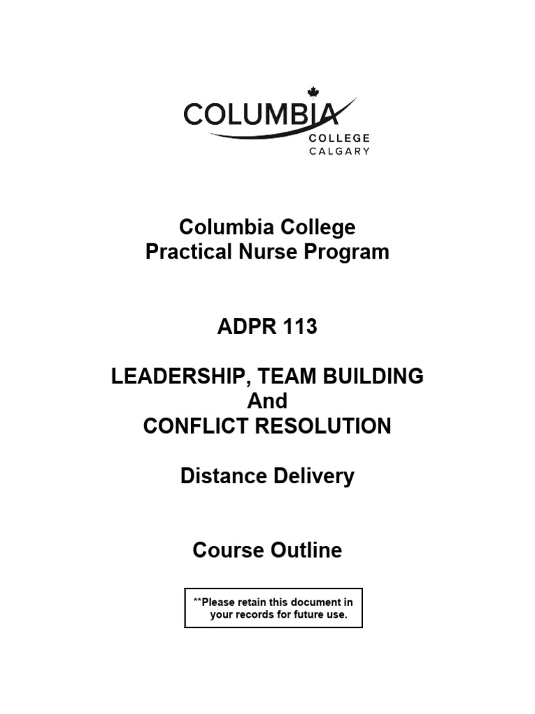 Course Outline For ADPR 113 (Mar 11 - Apr 12, 2024) | PDF ...