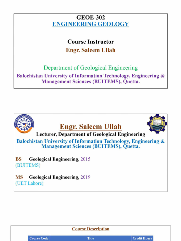 Introduction - Branches of Geology | PDF