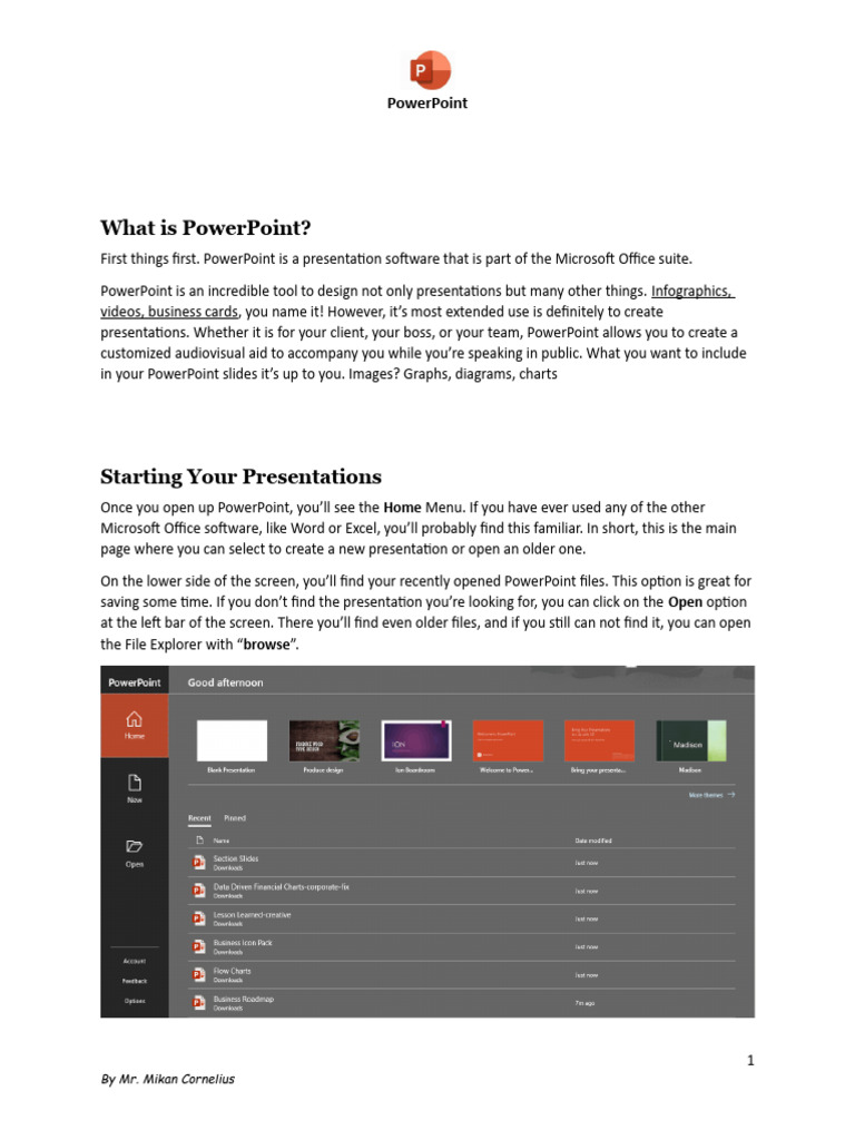 What Is Powerpoint? | Download Free PDF | Microsoft Power Point ...