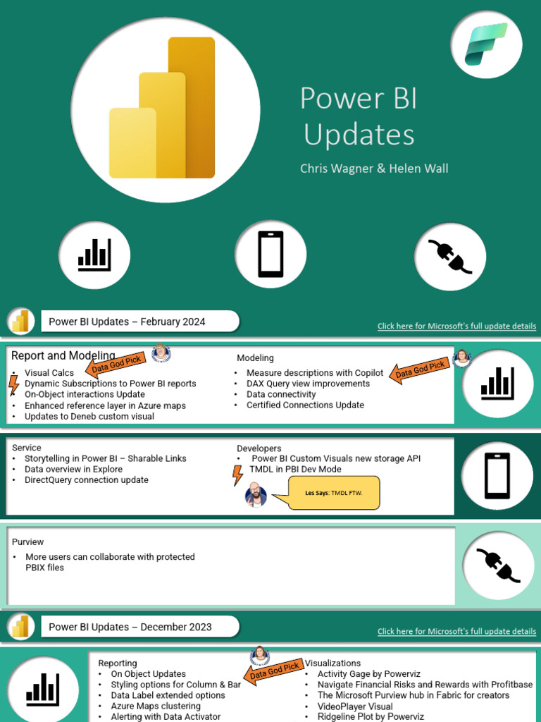 Power BI Updates - February 2024 | PDF | Mobile App | Microsoft Azure