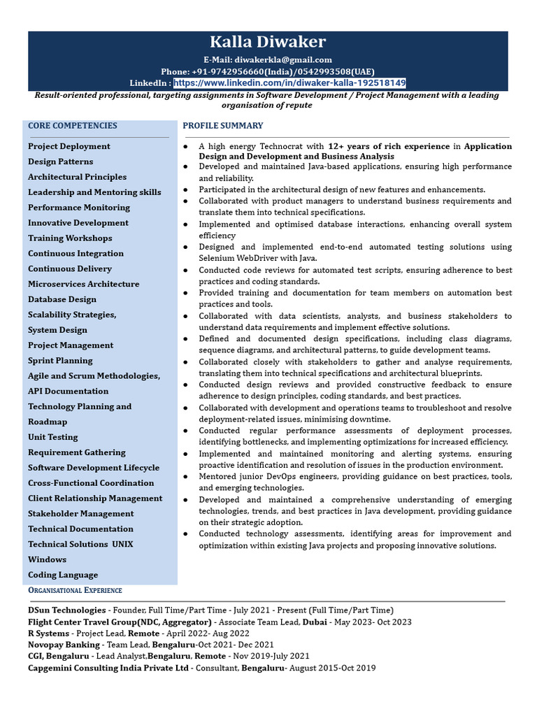 Resume for Product Manager | PDF | Software Development Process | Scrum (Software Development)