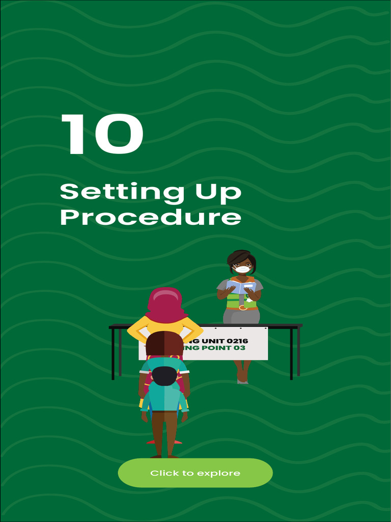 Setting Up Procedure | PDF | Voting | Elections
