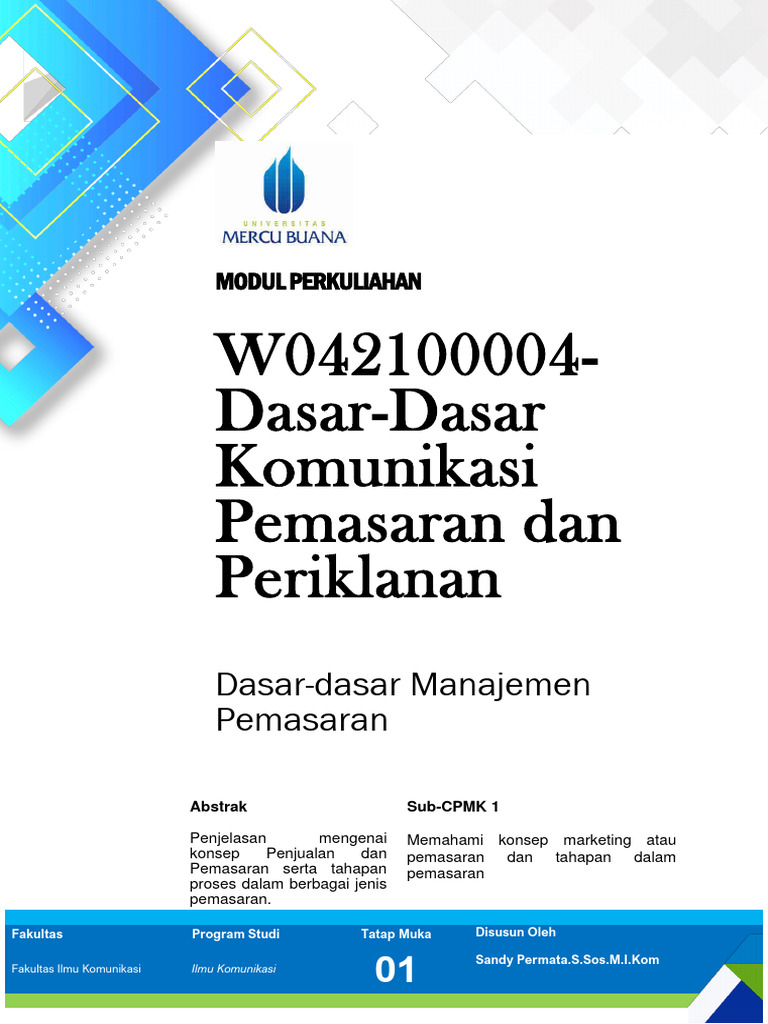 Modul TM 01 DDKPP 2024 | PDF