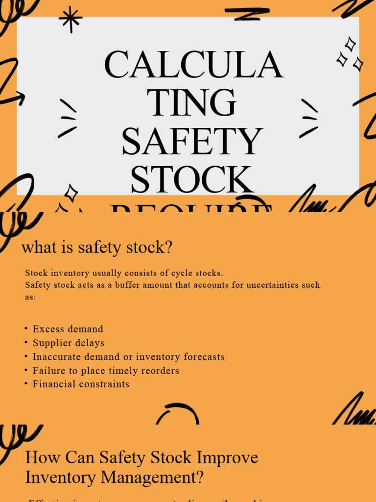 CALCULATING-SAFETY-STOCKS_-CLASSIFICATION-OF-INVENTORY(1) | PDF | Inventory | Supply Chain ...