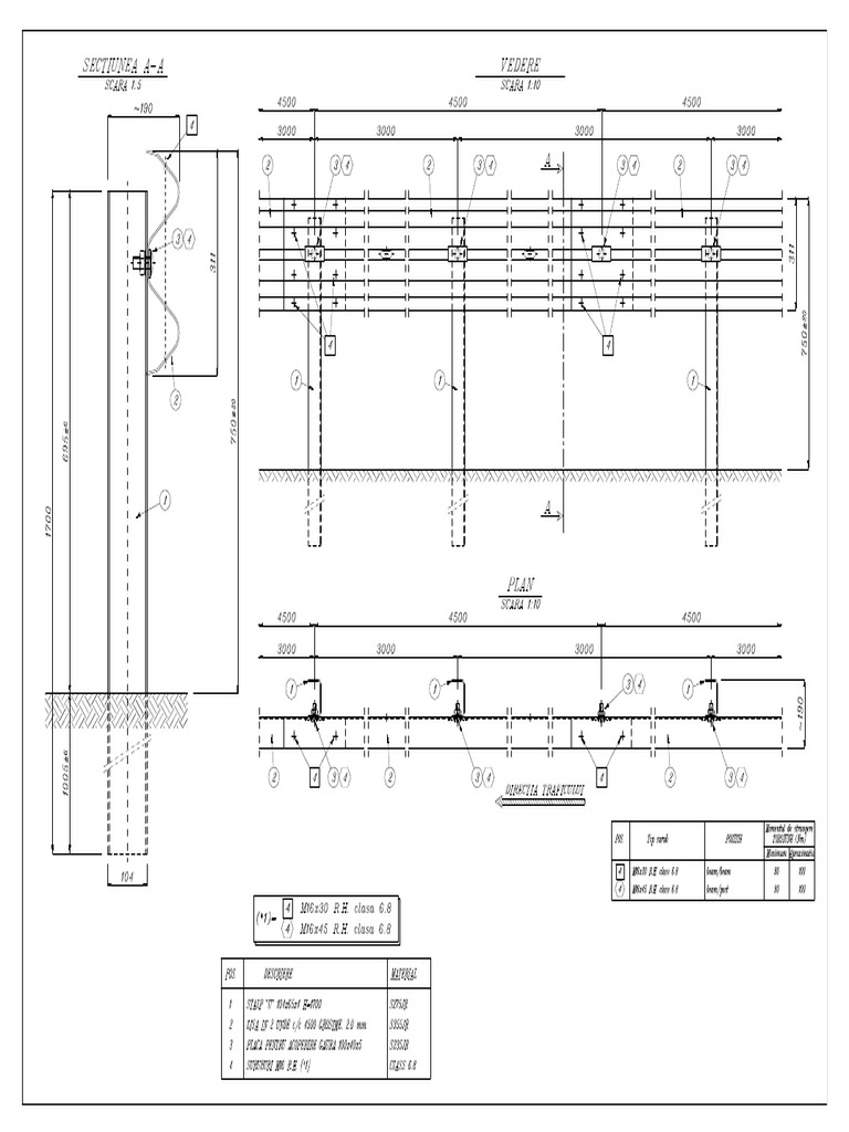 Dispozitie Generala Parapete N2W4 RO-Model | PDF