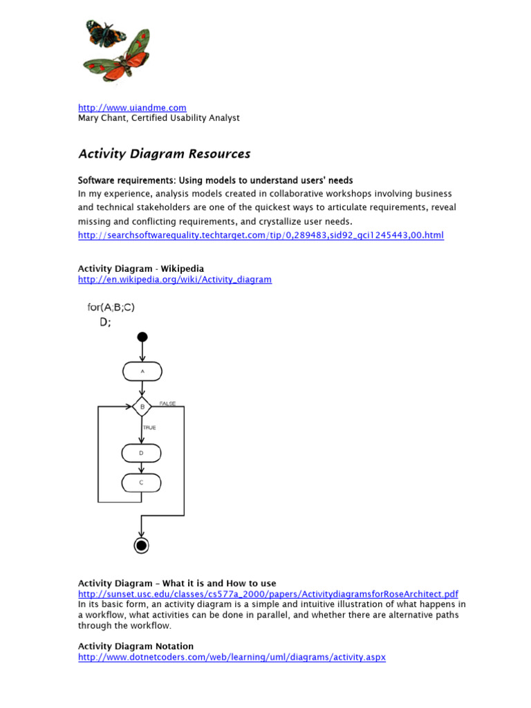 Activity Diagram Resources | PDF | Use Case | Computing