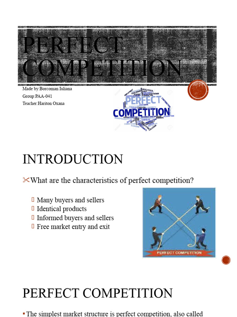 Perfect Competition Prezentare | PDF | Perfect Competition | Market ...