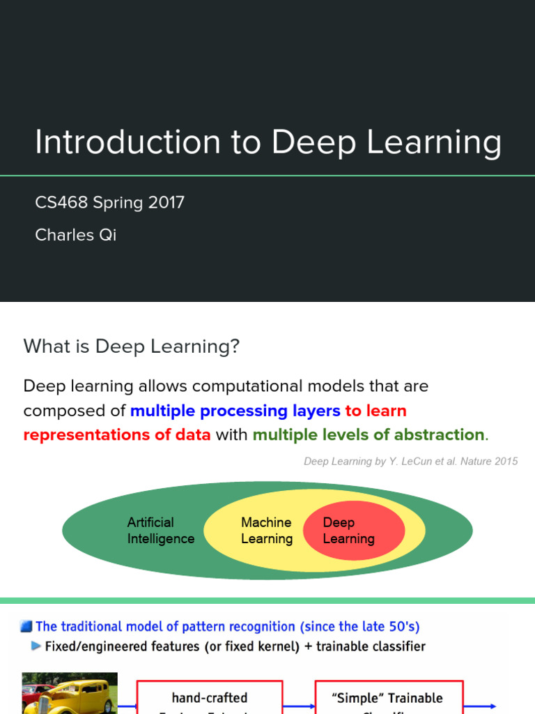Deep Learning for CS Students | PDF | Deep Learning | Artificial Neural ...