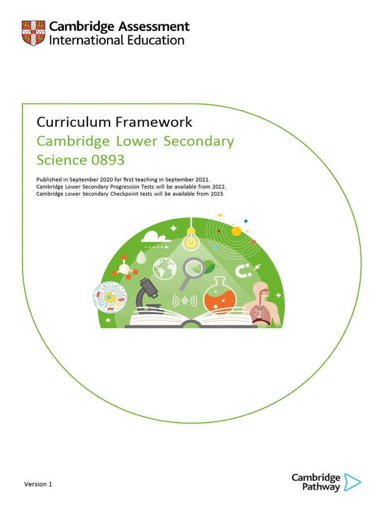 Science Curriculum Framework 0893 - tcm143-595685 | PDF | Science | Chemical Substances