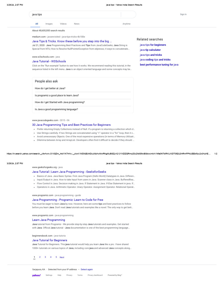 Java Tips Pdf String Computer Science Java Programming Language 8609