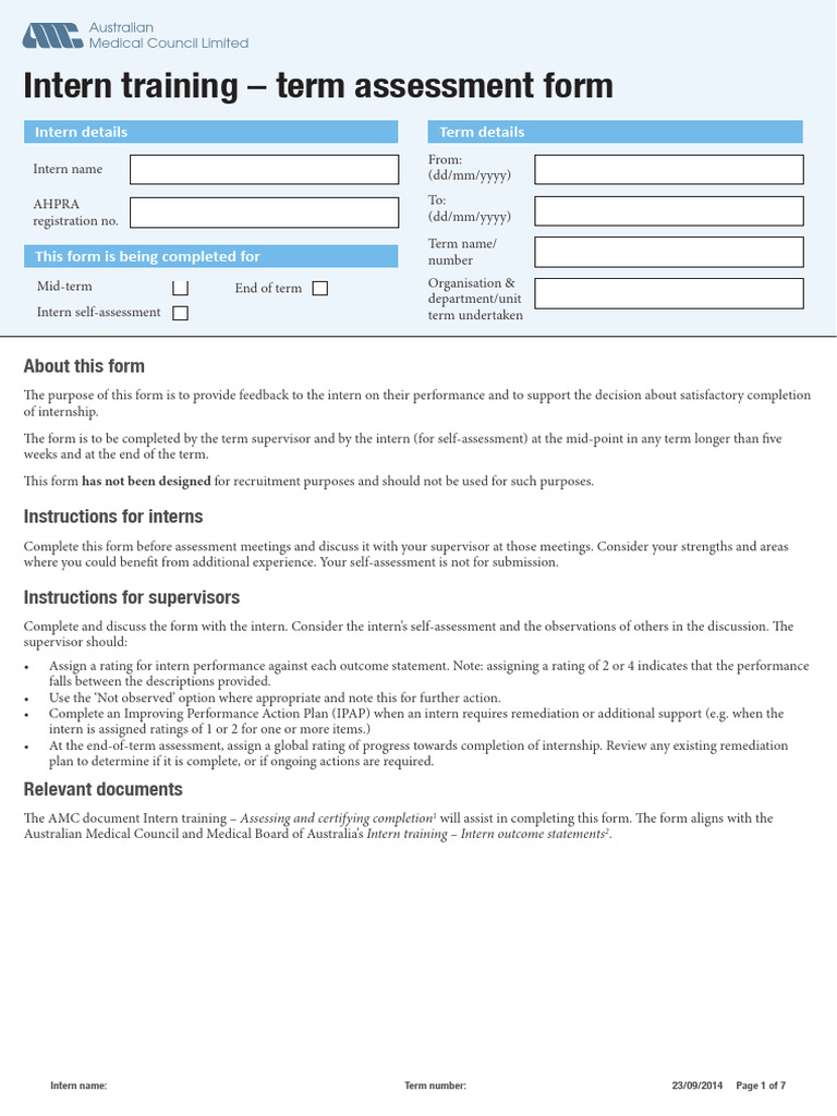Intern Training Assessment | PDF | Health Care | Social Programs
