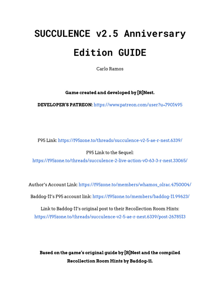 SUCCULENCE v2.5AE GUIDE | PDF | Home & Garden