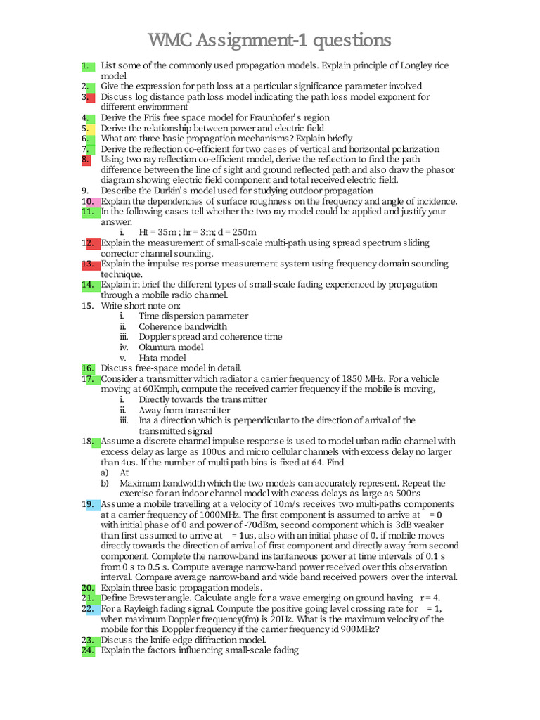 WMC Assignment-1 | PDF