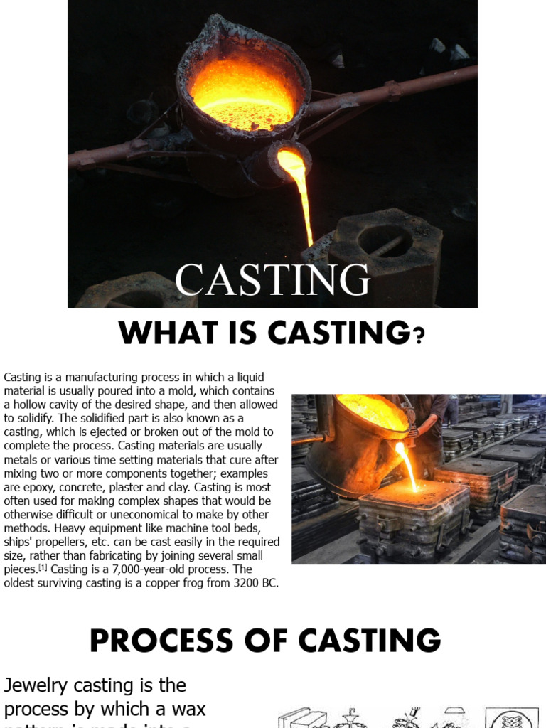 Casting | PDF | Casting | Crafts