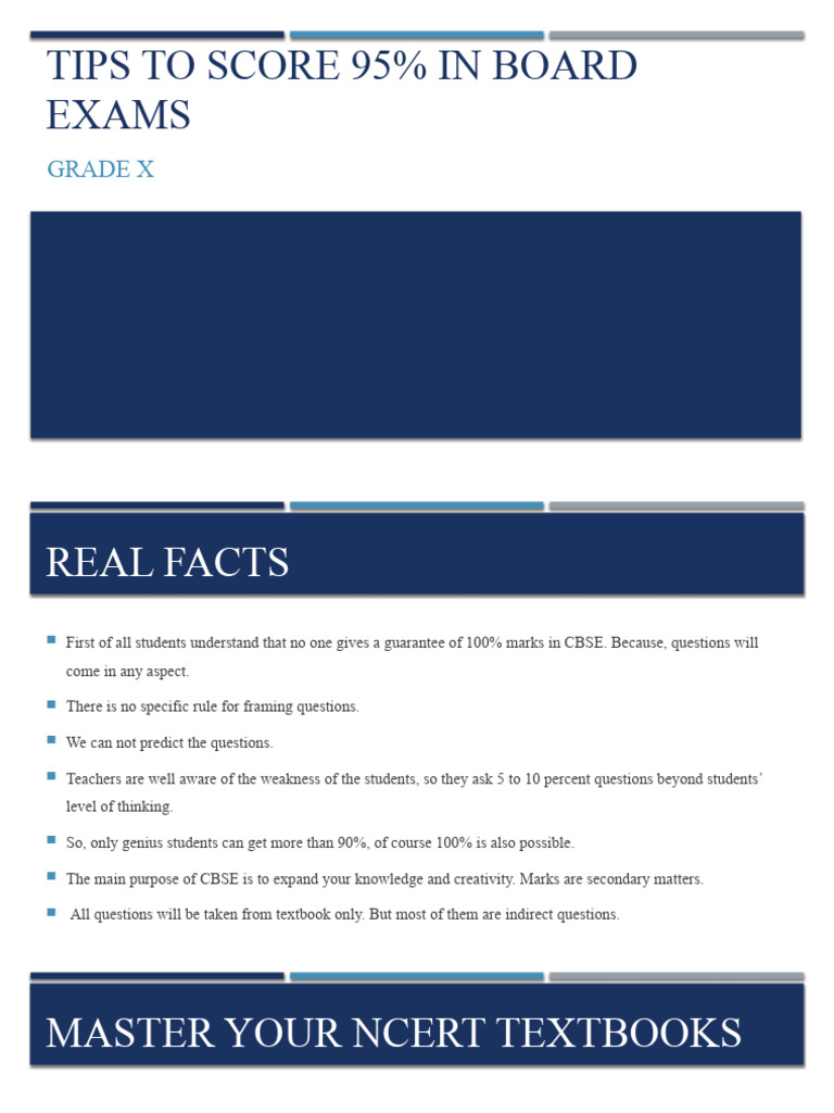 Tips Ro Score 95% in Board Exams | PDF | Career & Growth | Wellness
