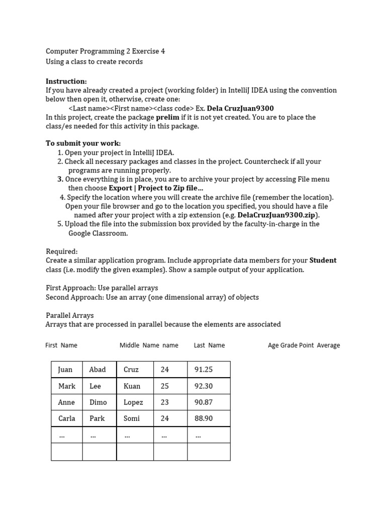 Module1 Exercise4 UsingAClassToCreateRecords | PDF | Class (Computer Programming) | Unified ...