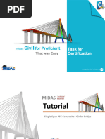 Midas Tutorial Integral Bridge | PDF | Bridge | Concrete
