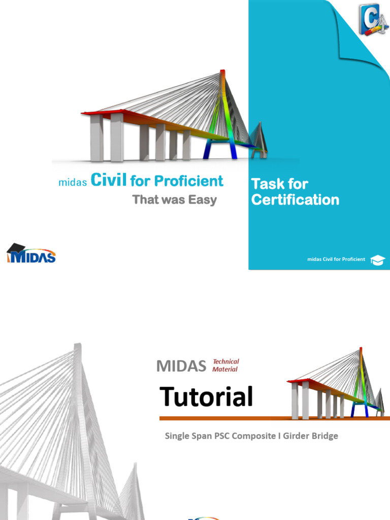PSC Bridge Design Tutorial | PDF | Beam (Structure) | Prestressed Concrete