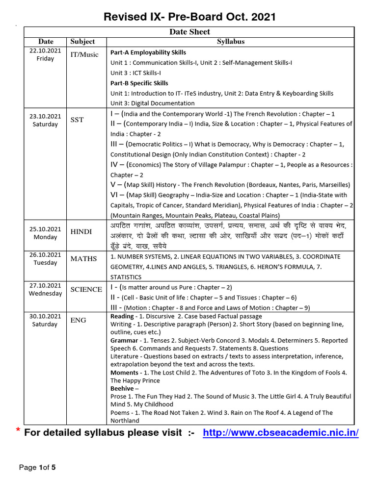 Revised IX - Pre-Board Date Sheet | PDF | Political Science | Liberal ...