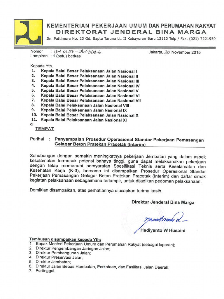 Pemasangan Gelagar | PDF