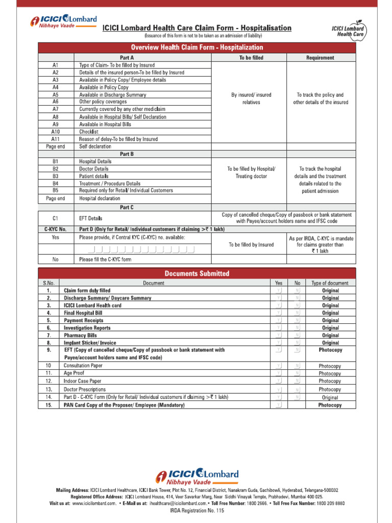 Claim Forms | PDF