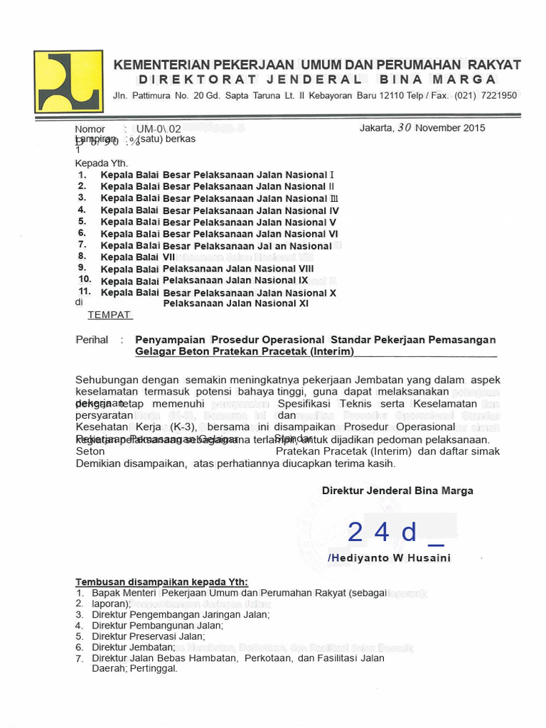 Pemasangan Gelagar | PDF