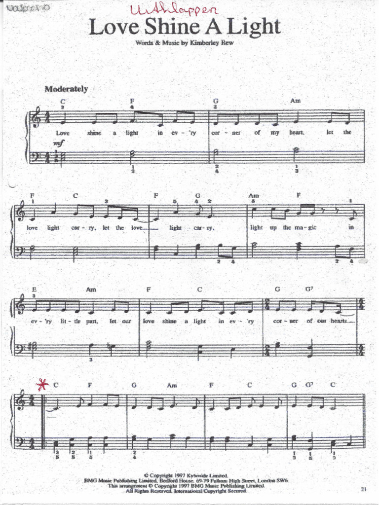 Love Shine A Light | PDF