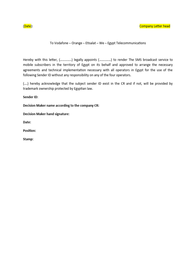 Delegation Letter New1 | PDF