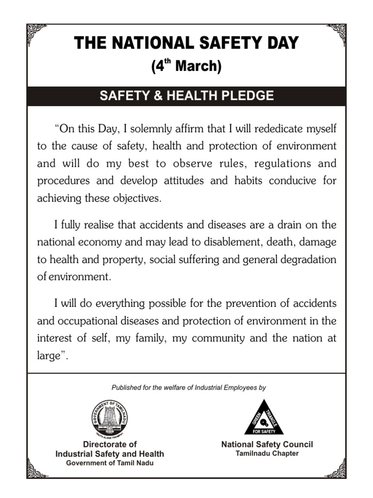 National Safety Pledge for Employees | PDF