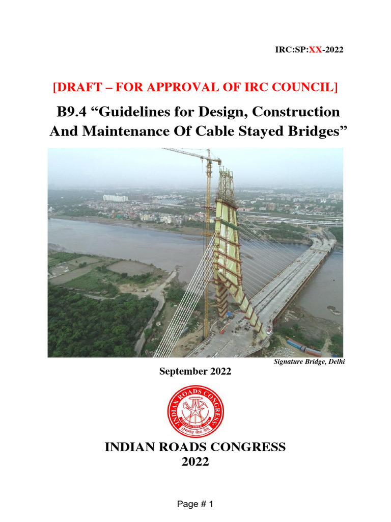 B9.4 Guidelines For Design, Construction and Maintenance of Cable ...