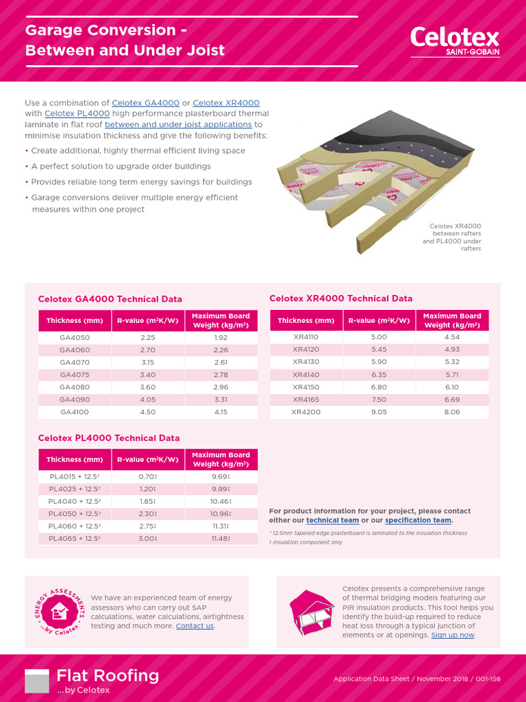 garage-conversion_application-datasheet_nov18 | PDF | Building Insulation | Materials