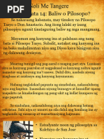 Monologo Ni Basilio Script Project For Filipino El Filibusterismo | PDF