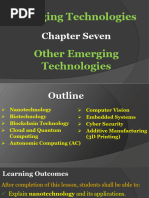 Emerging Tech Lecture Notes 1 (Chapters 1-7) | PDF