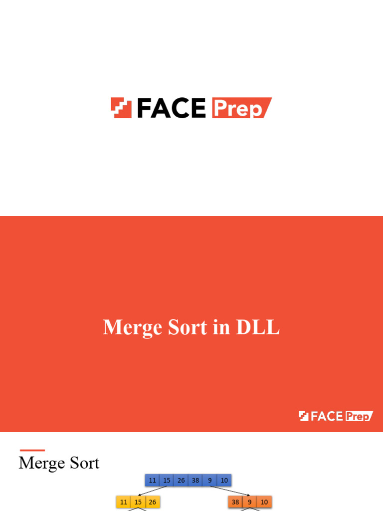4-Merge Sort For DLL-08-01-2024 | PDF | Algorithms And Data Structures | Computer Programming