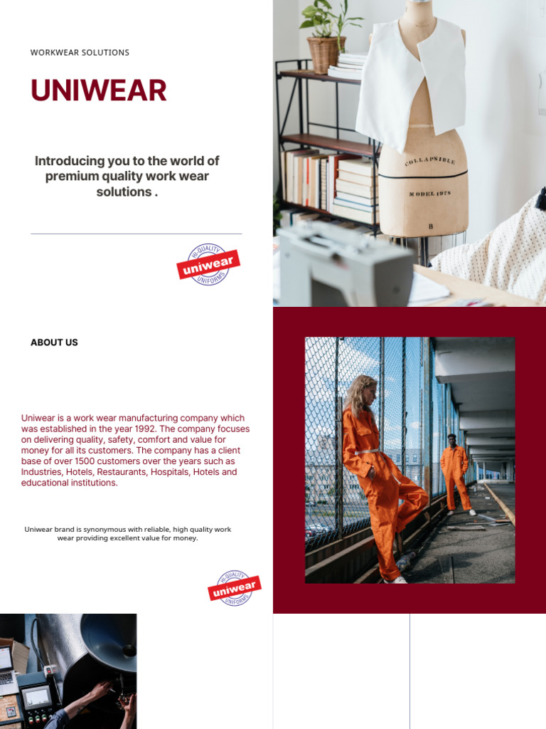 UNIWEAR Profile | PDF | Business
