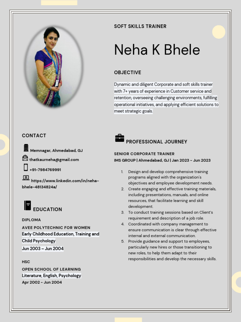 Resume - Neha | PDF | Business