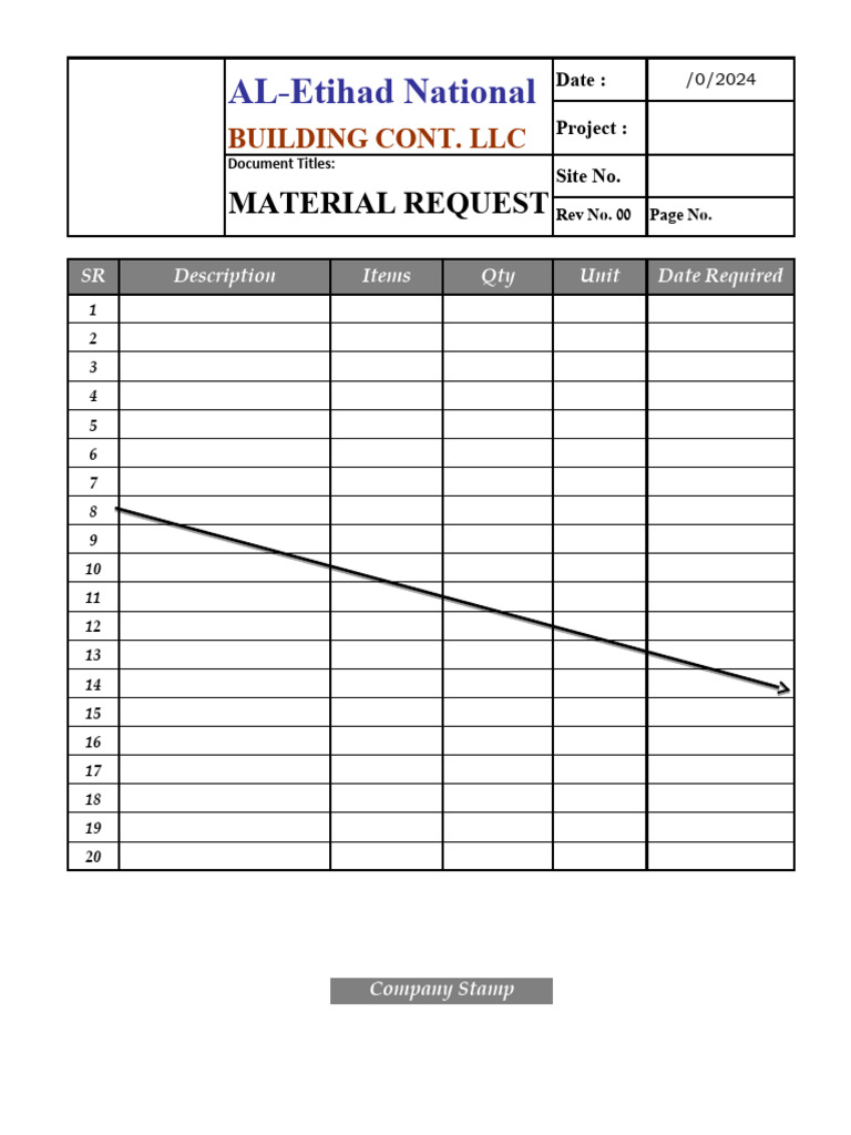 Material Request | PDF