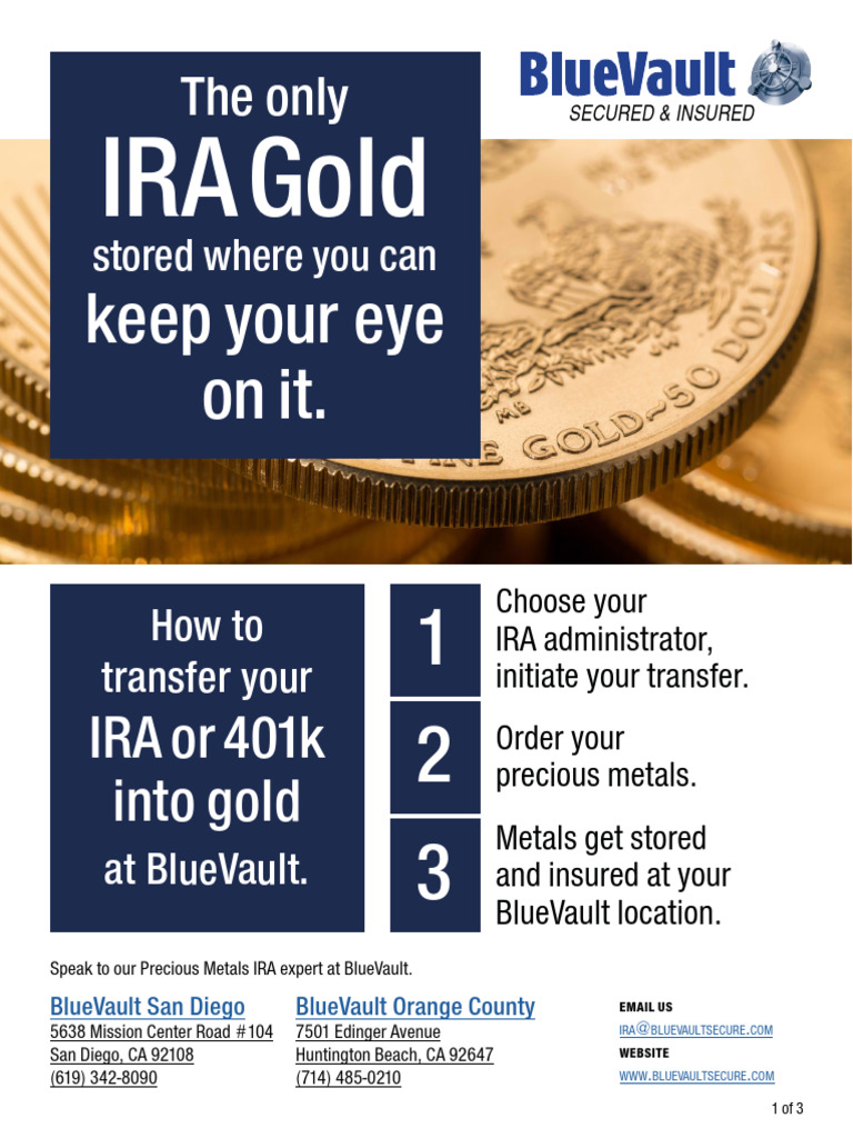 Bluevault Gold and Silver Ira Brochure | PDF | Precious Metals ...