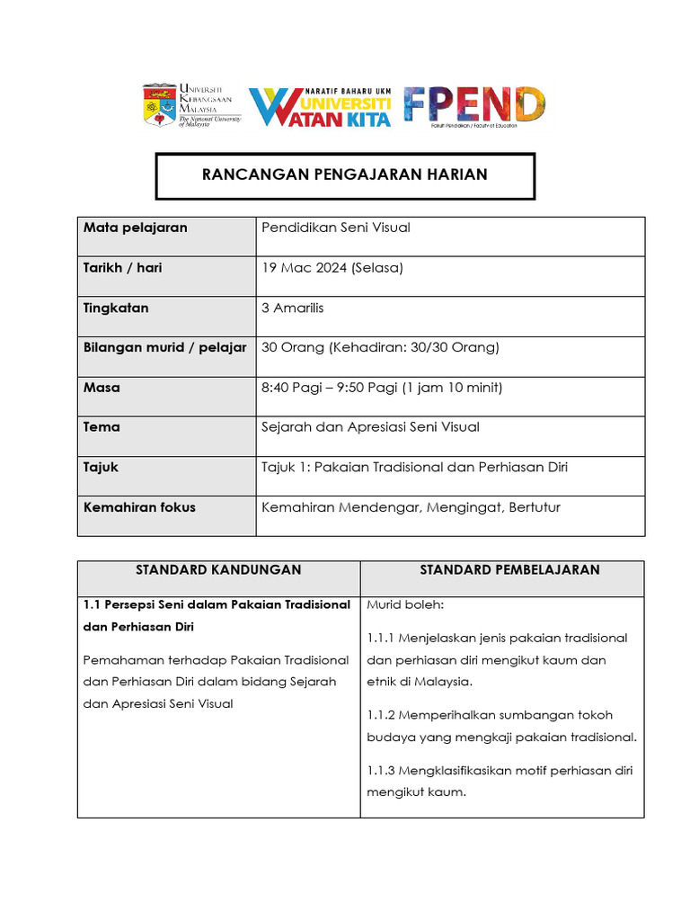 RPH 19 Mac 3ar | PDF