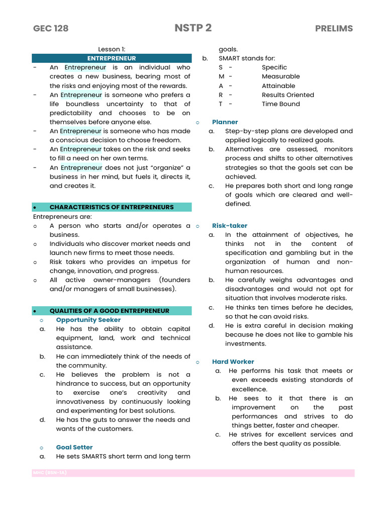 NSTP 2 Prelims | PDF