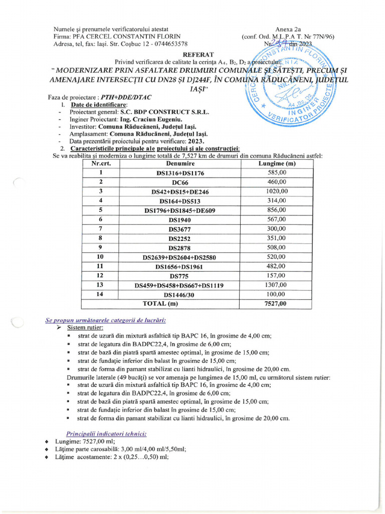Referat de Verificare | PDF